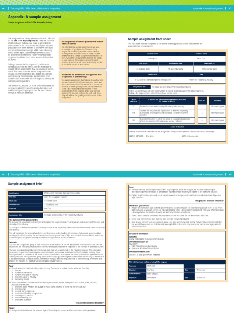 M01 BTEC TB 4757 M01 ActiveTeach - Indd | PDF | Employment