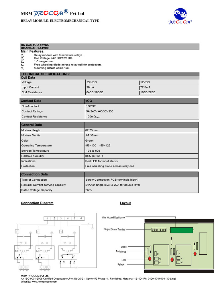 Relay Card | PDF | Relay | Diode