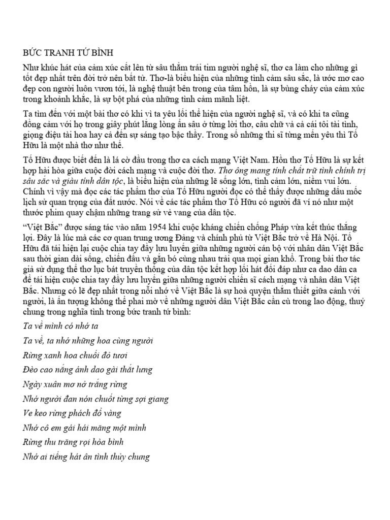 B C Tranh T Bình | PDF