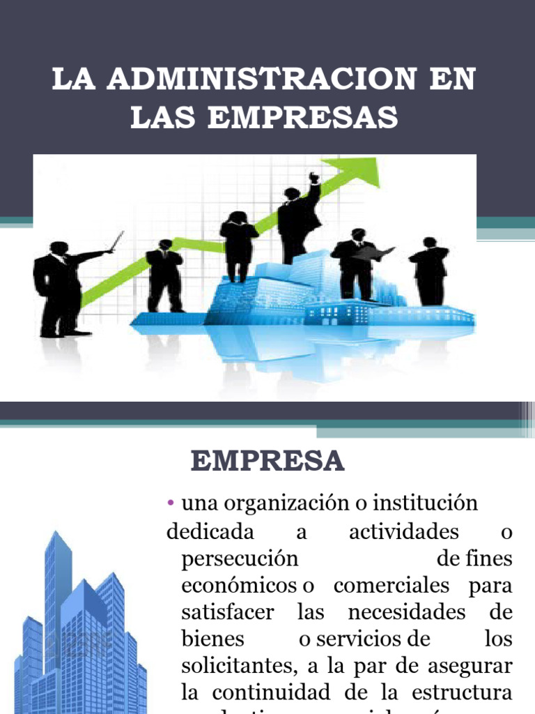 La Administracion en Las Empresas | PDF