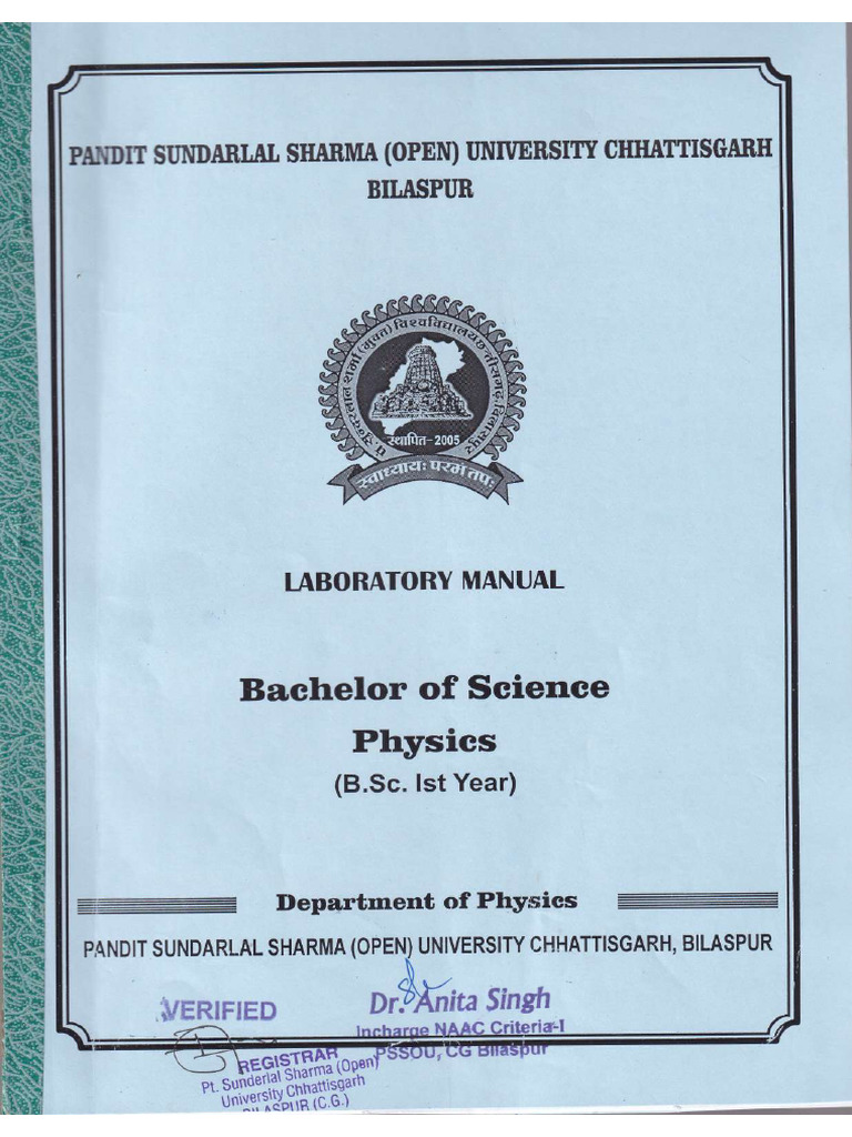 BSC Physics | PDF | Diffraction | Optics
