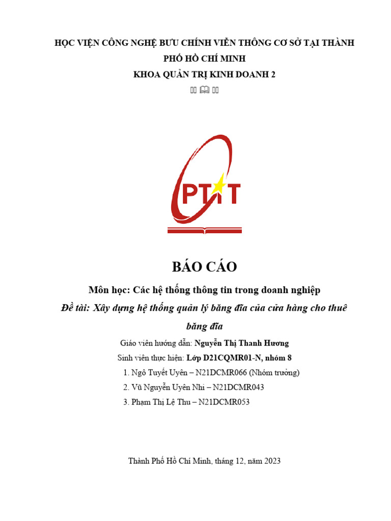 Bản báo cáo 1 | PDF