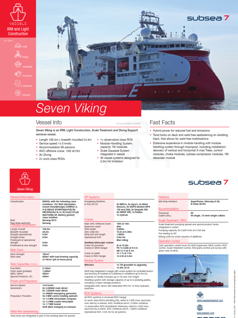 Seven Viking | PDF | Crane (Machine)