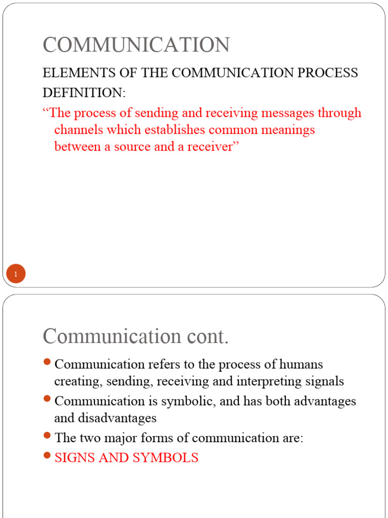 4.elements of Communication | PDF