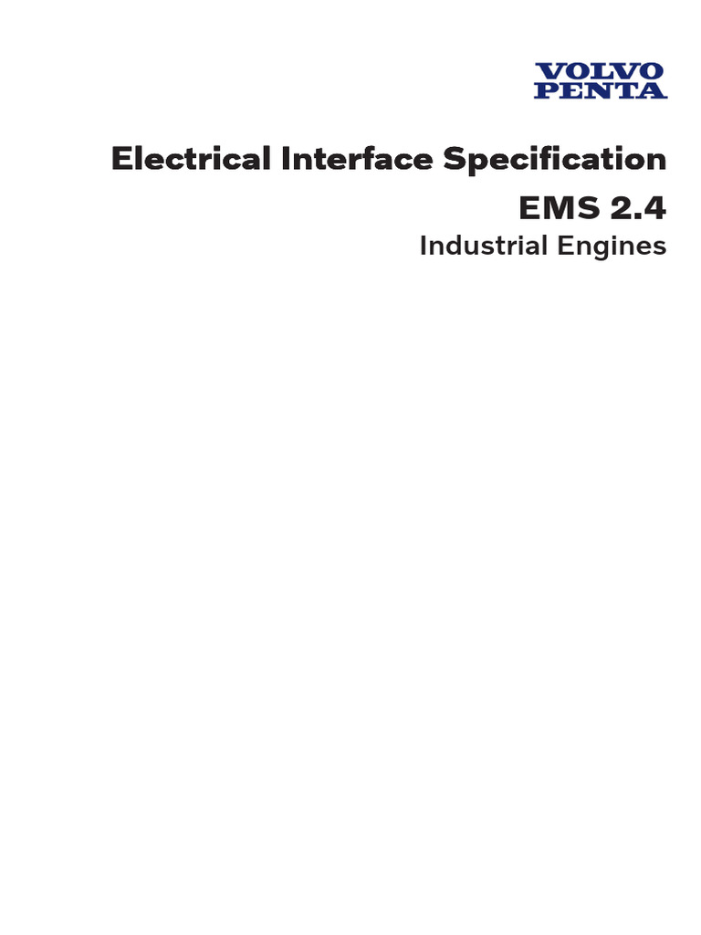 Electric Interface Specification 47711360 - EN | Download Free PDF ...