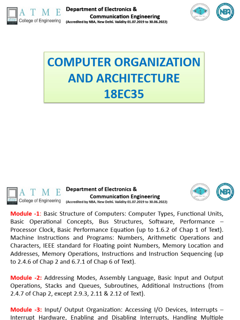 Module 5 SRB | PDF | Central Processing Unit | Computer Memory