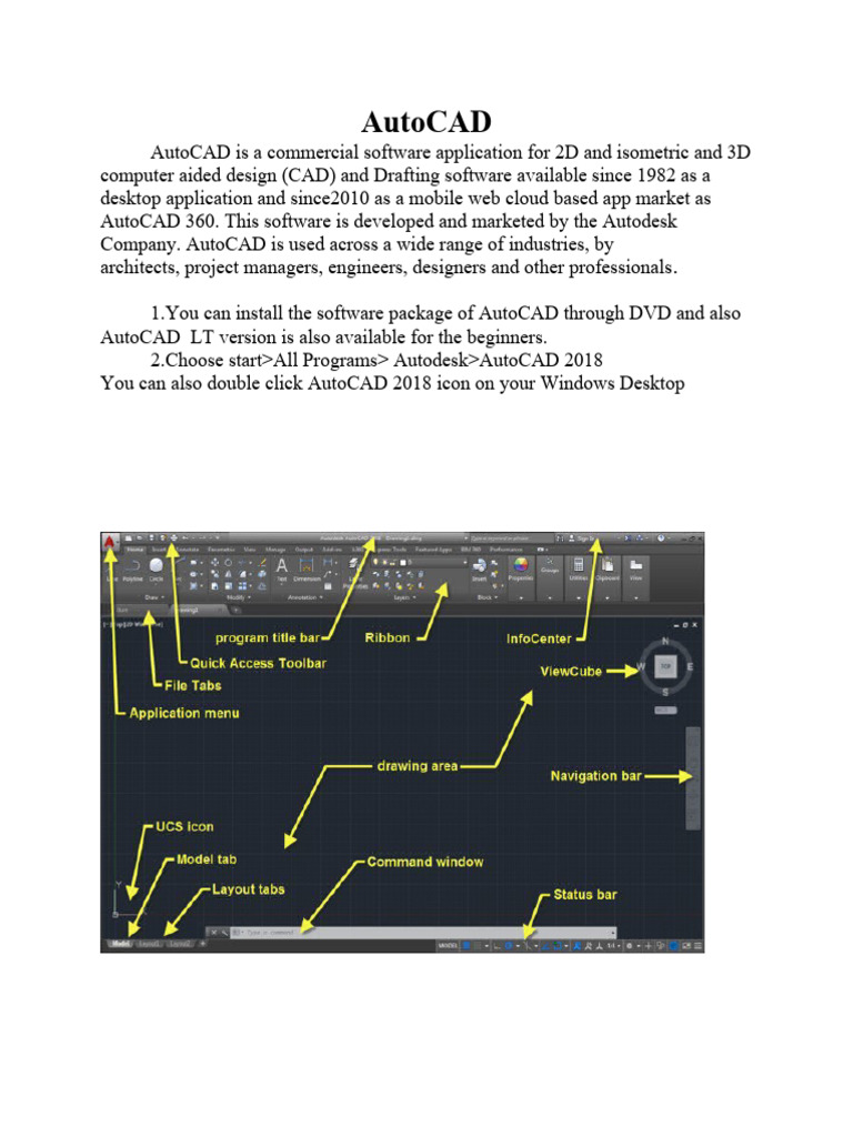 Auto CAD | PDF | Auto Cad | Computer Aided Design