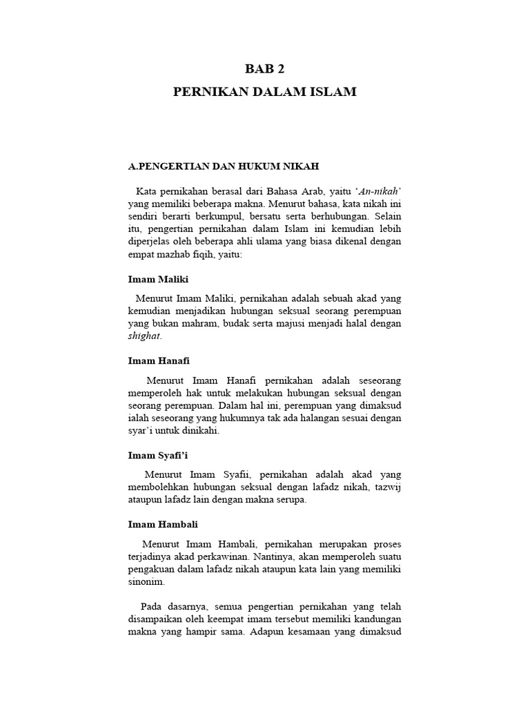 Pernikahan Dalam Islam | PDF | Ilmu Sosial | Agama & Spiritualitas