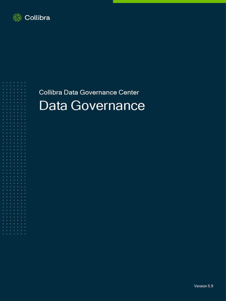 Collibra Data Governance Overview | PDF | Workflow | Risk