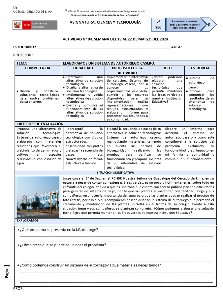 2°sec - UNIDAD 0 - ACTIVIDAD 4 (CyT Diseña 2024) - Elaboramos Un ... 2°sec - UNIDAD 0 - ACTIVIDAD 4 (CyT Diseña 2024) - Elaboramos Un ...