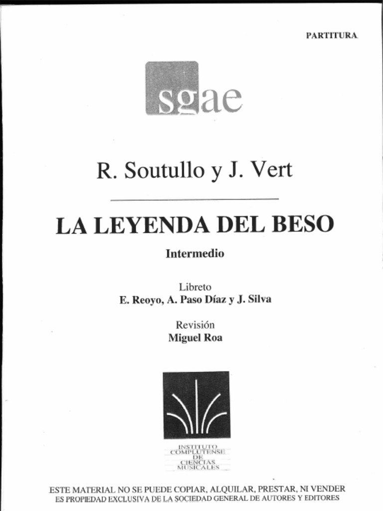 La Leyenda Del Beso - Intermedio-General | PDF