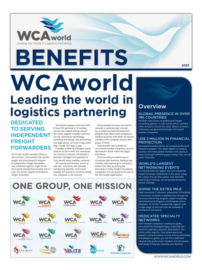 Wca 1 | PDF | Logistics | China