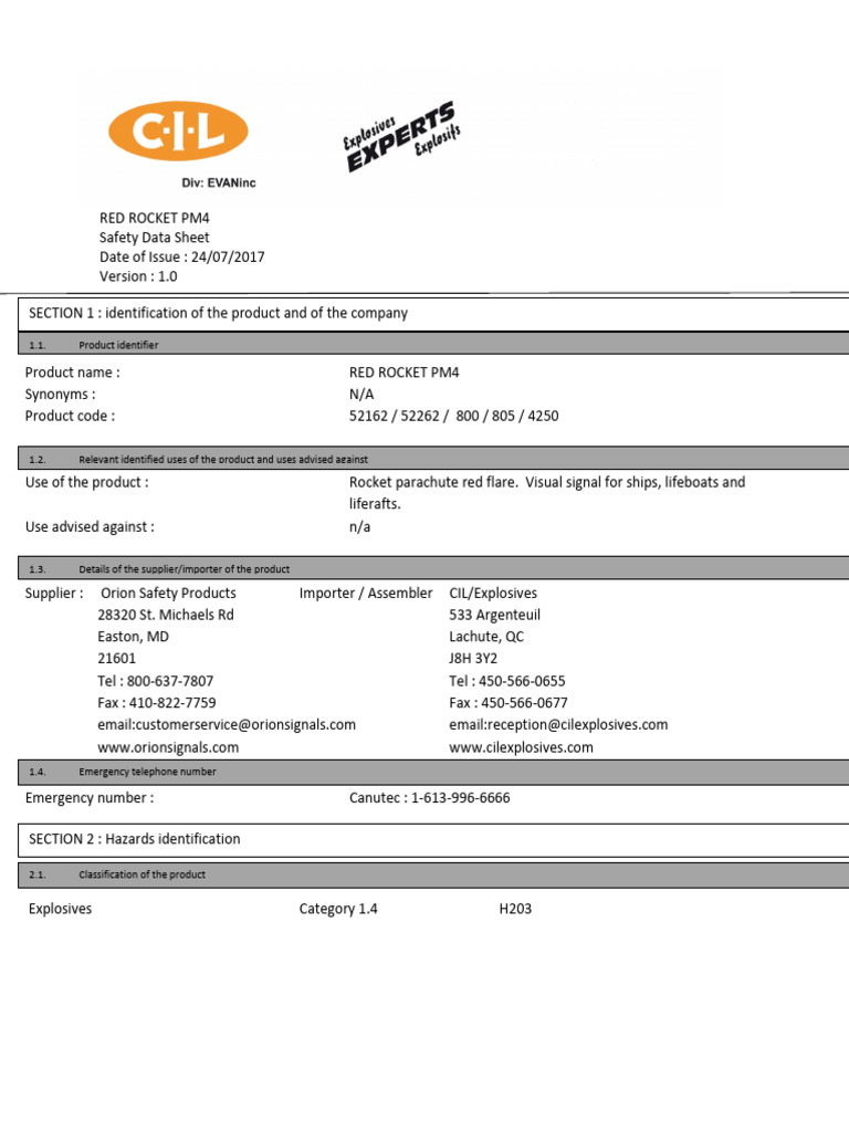 1.1. Product Identifier | PDF