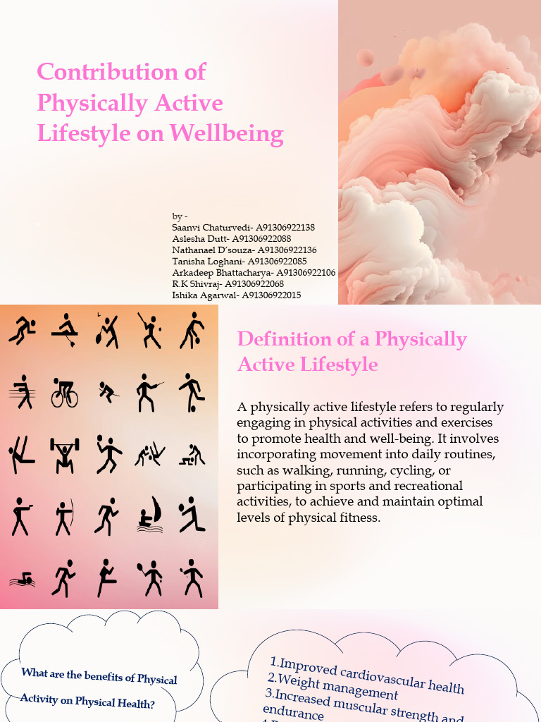 Contribution of Physically Active Lifestyle On Wellbeing | PDF | Mental ...