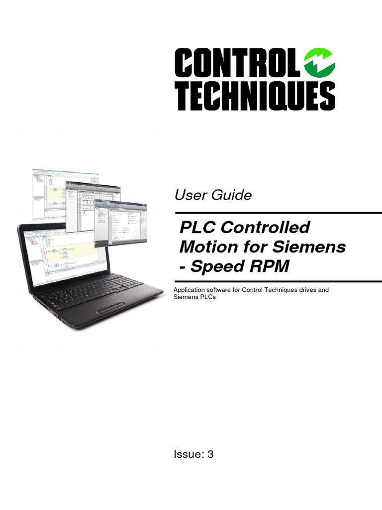 PLC Controlled Motion For Siemens - Speed RPM | PDF | Installation ...