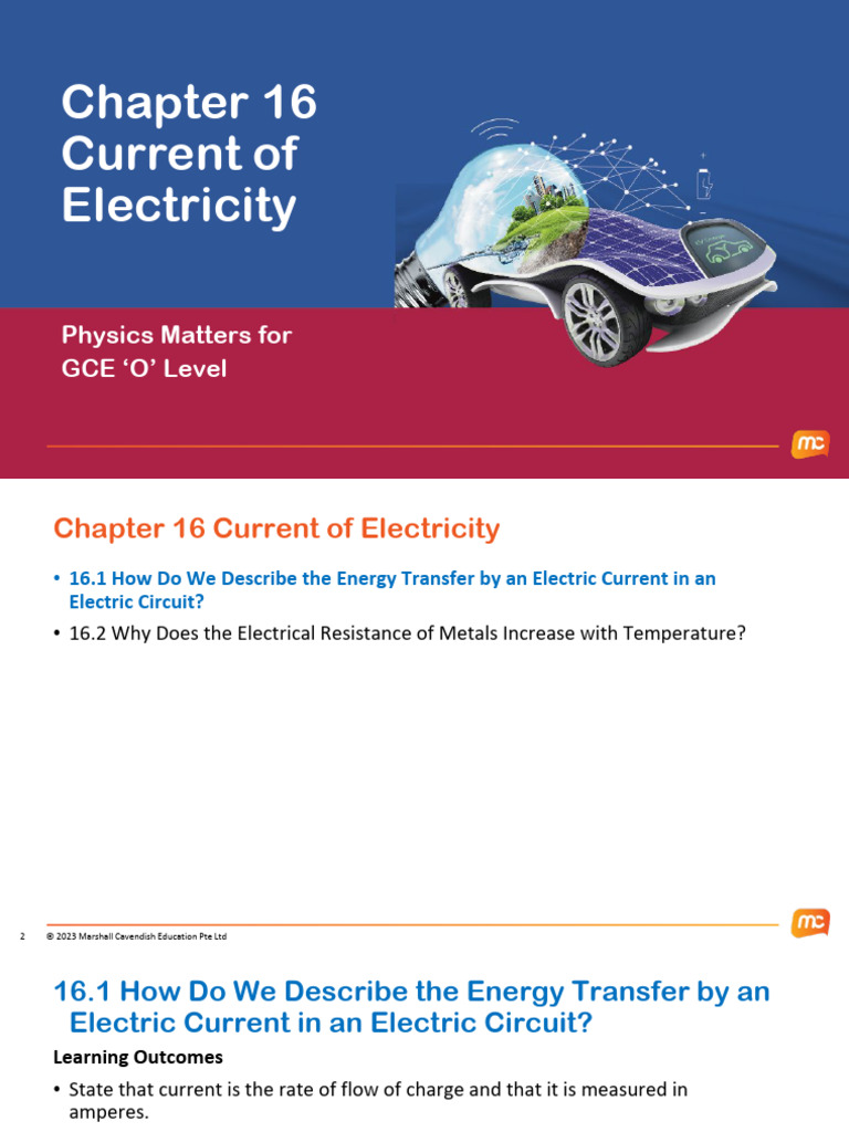 Current of Electricity - Part 1 - Current Emf PD | PDF | Electrical ...