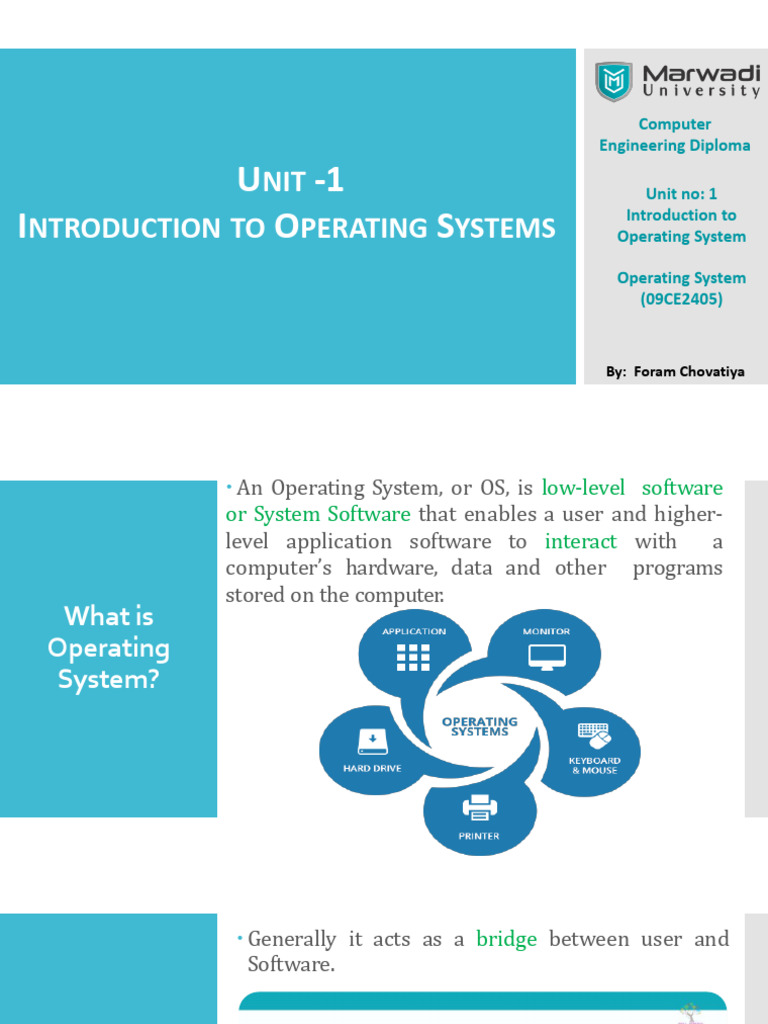 Intro to Operating Systems | PDF | Kernel (Operating System ...