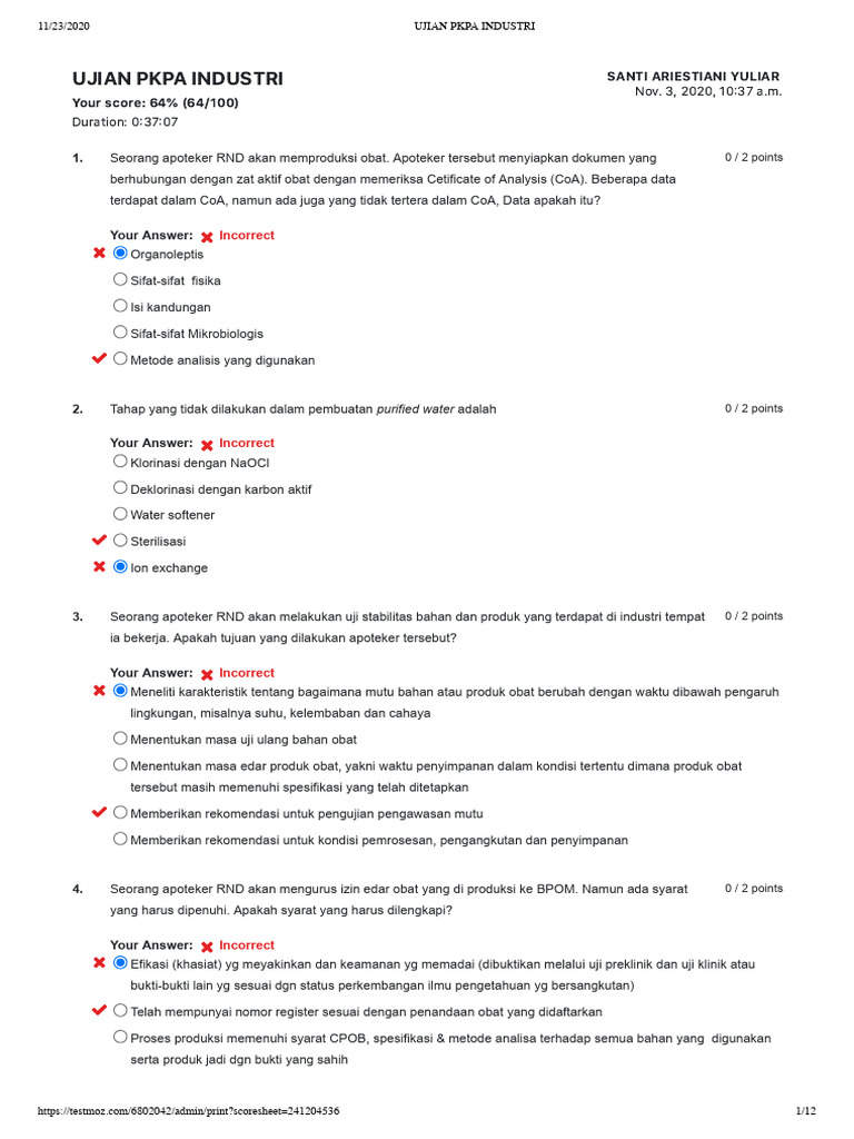 Ujian Pkpa Industri | PDF | Teknologi & Rekayasa
