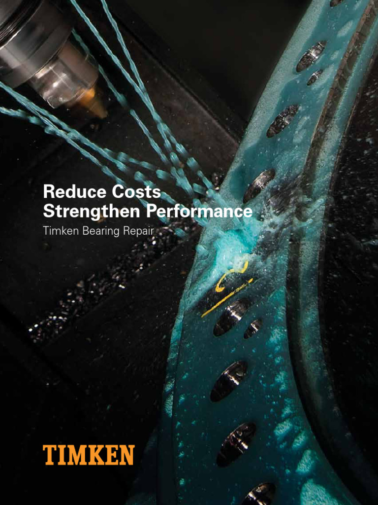 Timken Bearing Repair Brochure 1 | PDF | Bearing (Mechanical ...