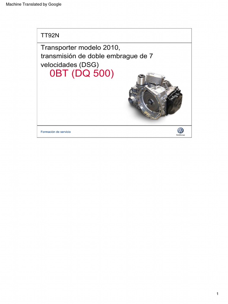 t5 GP DSG dq500 Rus | PDF