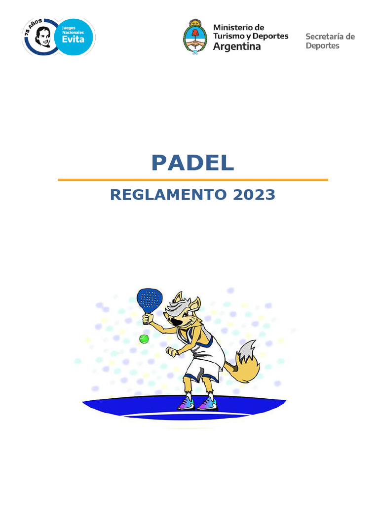 Reglamento de Padel 2023: Normas y Puntuación | PDF | Deportes