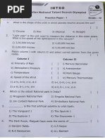 INTSO - MTSO - Grade-5 - Practice Paper-1 - 2024 | PDF | Arithmetic ...