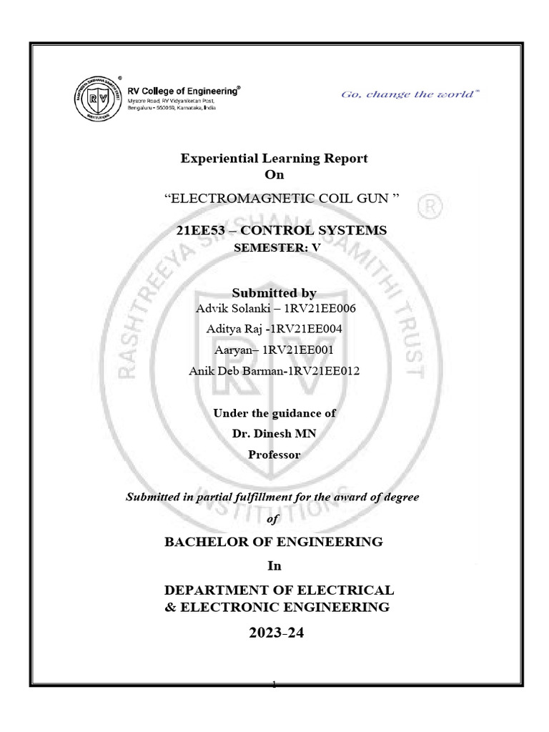 CS Report | PDF | Inductor | Capacitor