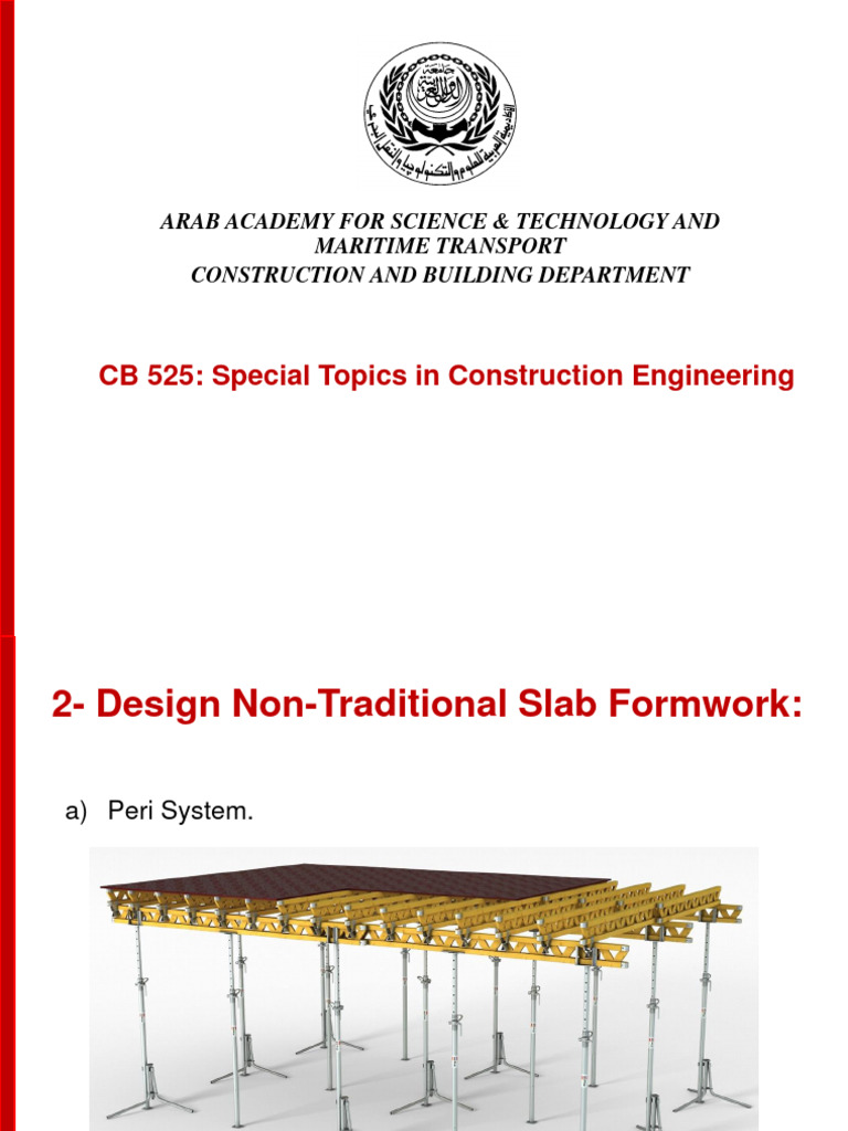 2-Design of Slab Non-Traditional FORMWORK. | Download Free PDF ...