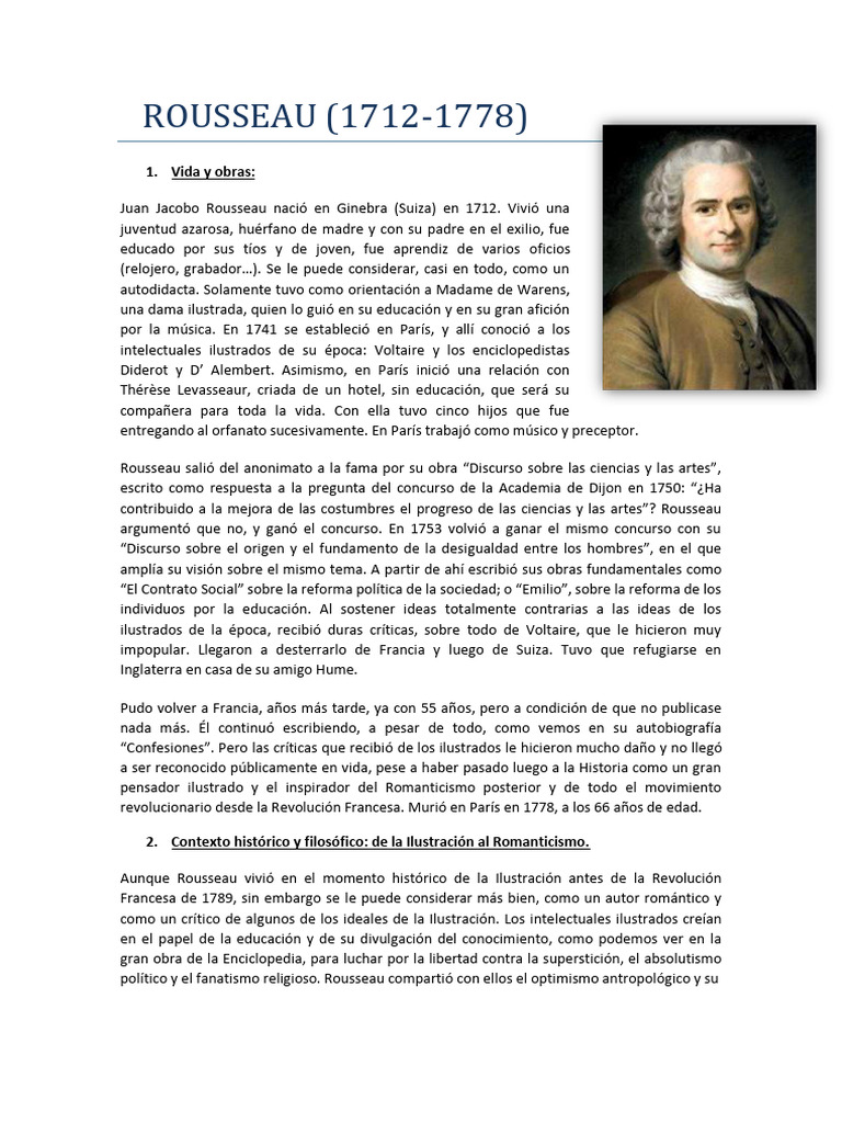 Rousseau 2019 | PDF | Jean-Jacques Rousseau | Contrato social