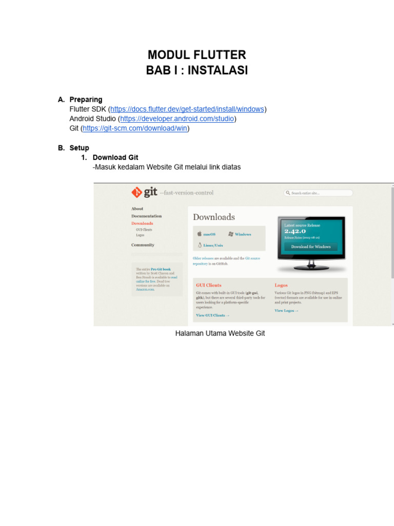 Modul Fluter - Instalasi | PDF