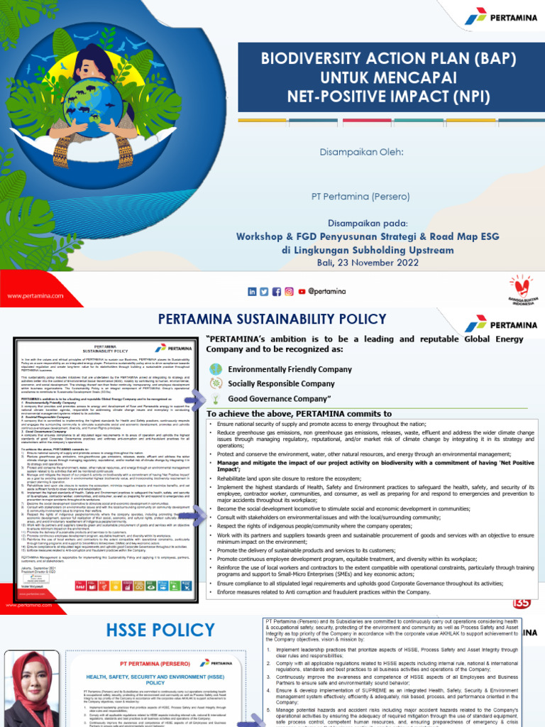 Biodiversity Action Plan Net Positive Impact Pdf Climate Change