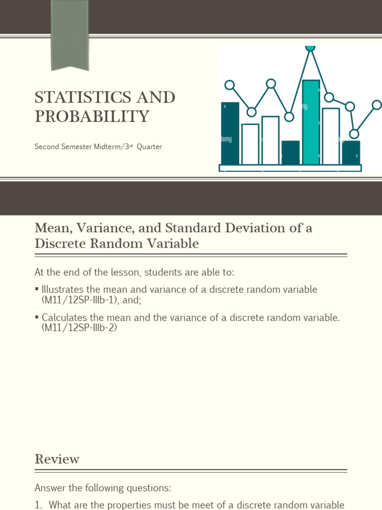 Ce and Standard Deviation of A Discrete Random Variable | PDF ...
