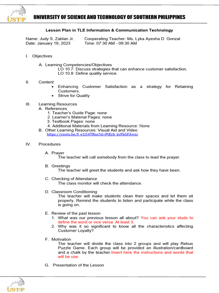 Checked LP Zablan | PDF | Attention | Quality Management