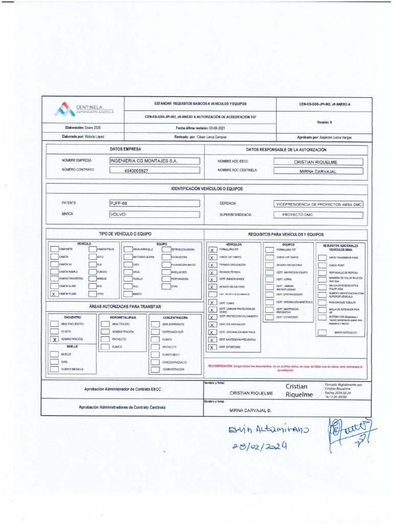 1. FORMULARIO F07 Camión Pluma PJFF-66.pdf_ | PDF
