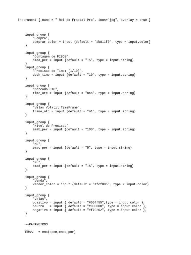 SCRIPT REI DO FRACTAL PRO | PDF