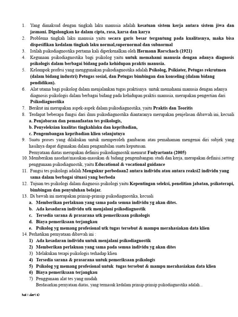 Latihan Soal PD 1 | PDF Latihan Soal PD 1 | PDF