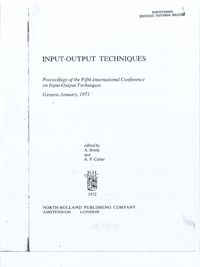 Input Output Techniques Pdf