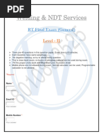 RT Formulas For Calculations | PDF | Radiography | Attenuation
