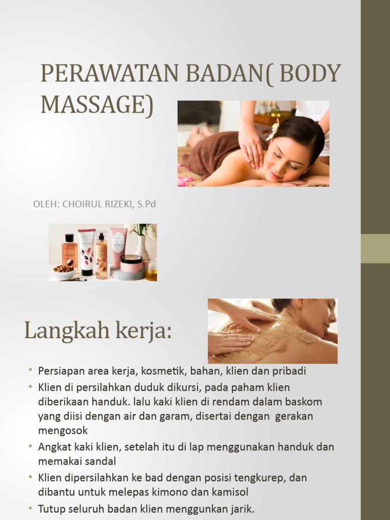 Panduan Lengkap Body Massage | PDF
