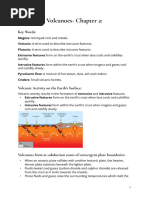 Intrusive & Extrusive Volcanic Features | PDF