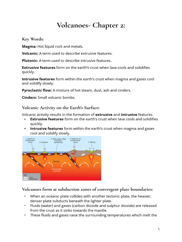 Understanding Volcano Formation and Types | PDF | Volcano | Magma