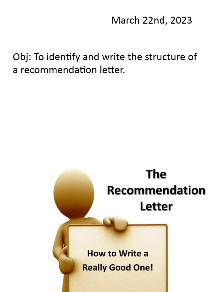 Recommendation Letter | PDF