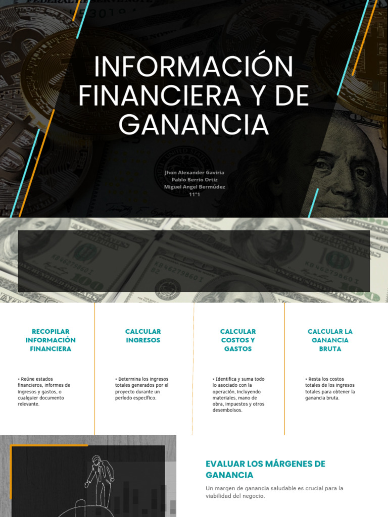 Presentación Elegante de Informe de Finanzas | PDF | Inversiones | Ciencias económicas