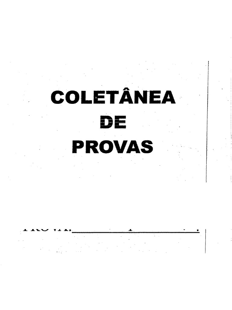 P1 - Coletânea de Exercícios | PDF