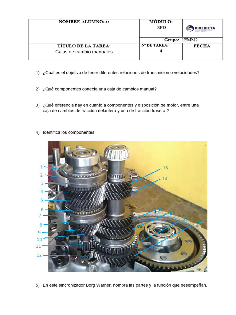 T4 Cúal Cajas De Cambio Manuales Pdf