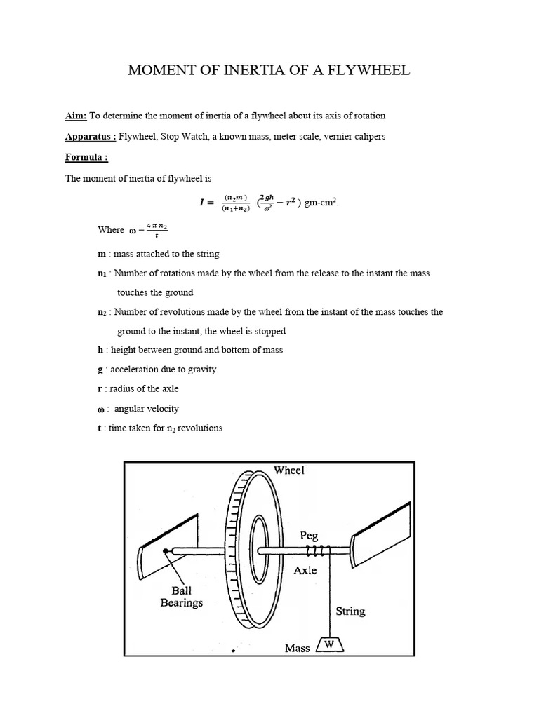 Flywheel | Download Free PDF | Physics | Physical Quantities