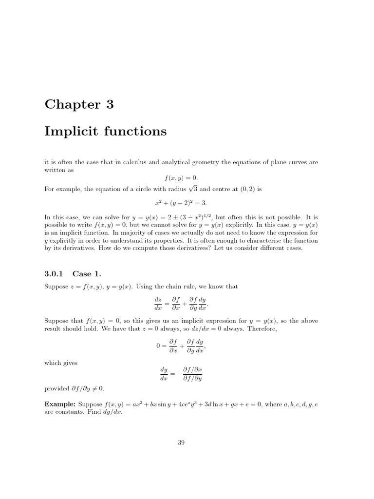 chap3-1 | PDF | Function (Mathematics) | Equations