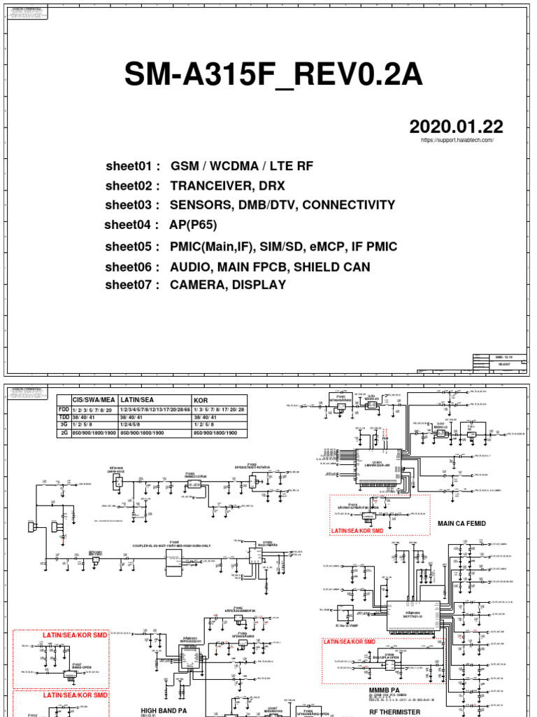 Esquema Elétrico + PCB Samsung Galaxy A31 (SM-A315F) | PDF | Linux Based Devices | Consumer ...