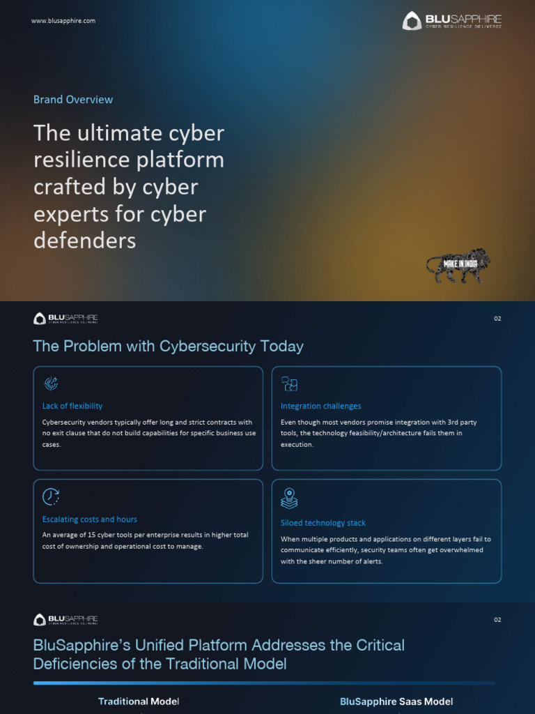 BluSapphire Introduction | PDF