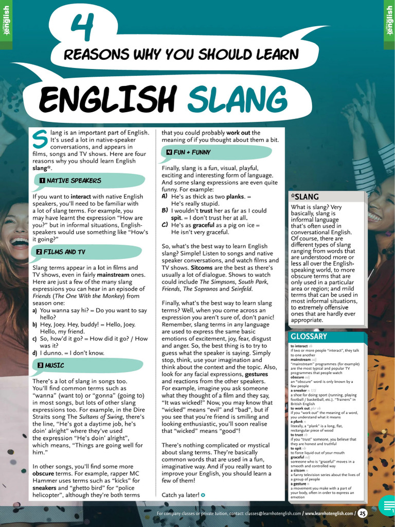 Slang, Superstitions, Phrasal Verbs | PDF